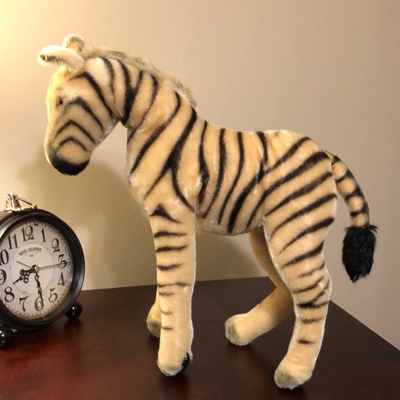 steiff | Toys | Steiff Vintage Estate Stuffed Zebra 2 Germany | Poshmark